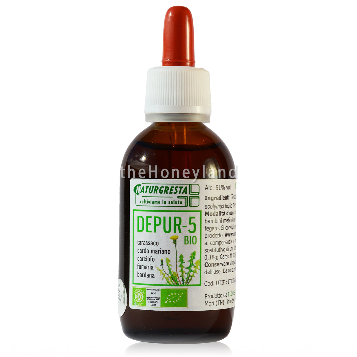 Detox Integratore bio Liquido Depur–5 con Estratti Vegetali freschi it